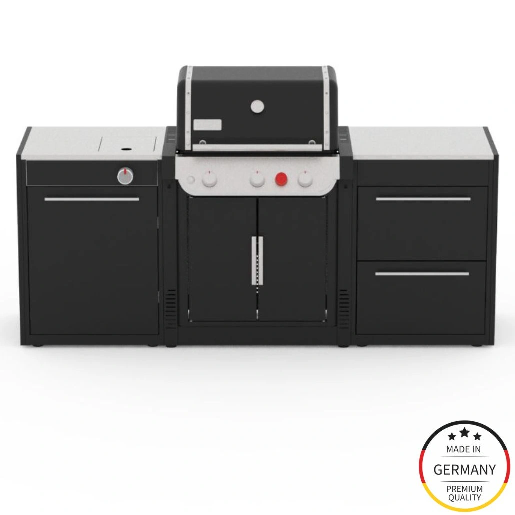 Weber BBQ Kitchen - Bucatarie exterior 2 module pentru gratare pe gaz ...