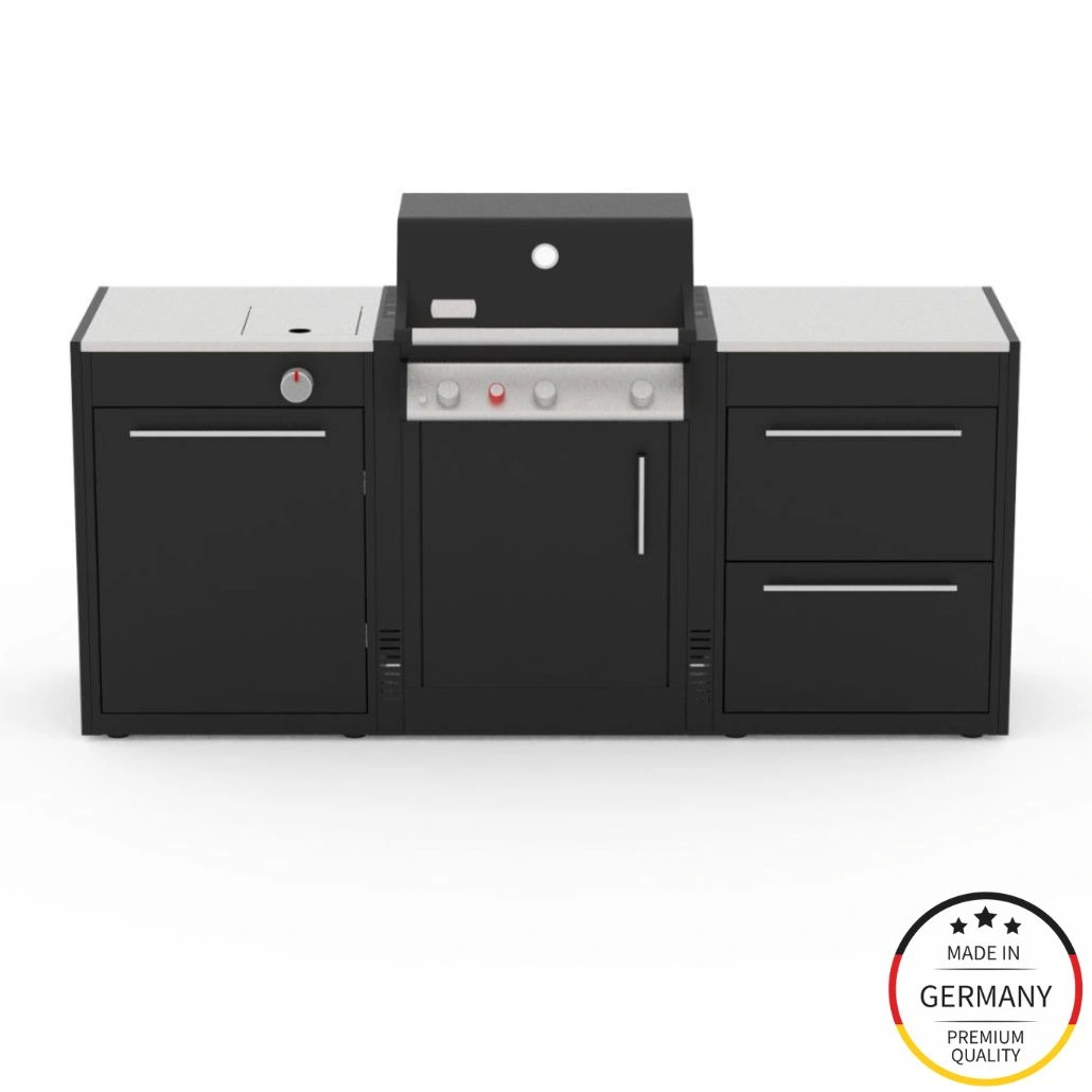 Weber BBQ Kitchen - Bucatarie exterior 2 module pentru gratare pe gaz ...